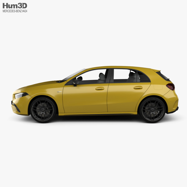 Mercedes-Benz A-class S AMG 2021 3D model - Download Sedan on 3DModels.org