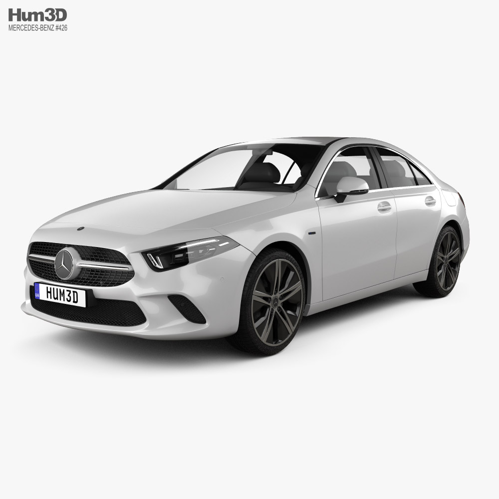 Mercedes-Benz A-class e sedan 2021 3D model - Download Sedan on ...