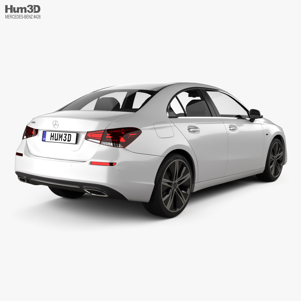 Mercedes-Benz A-class e sedan 2021 3D model - Download Sedan on ...