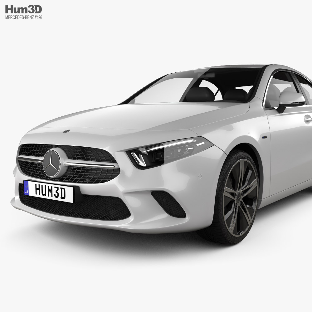 Mercedes-Benz A-class e sedan 2021 3D model - Download Sedan on ...