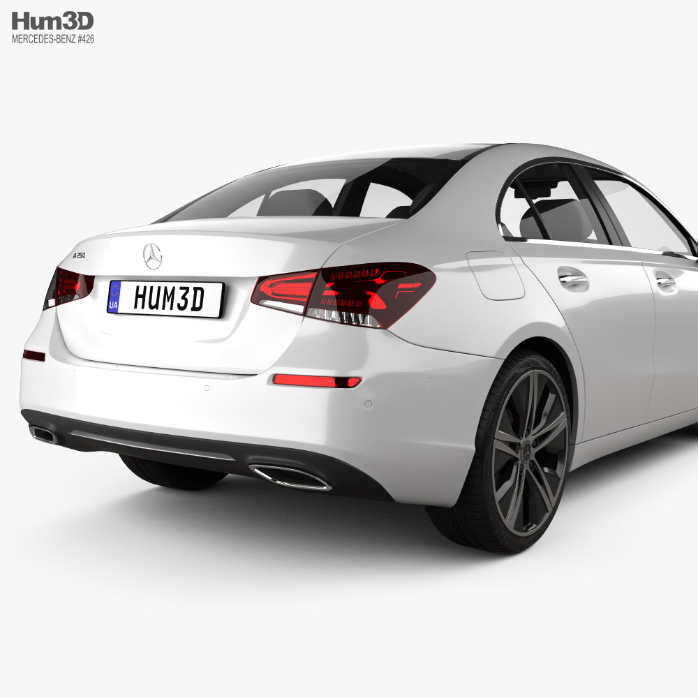 Mercedes-Benz A-class e sedan 2021 3D model - Download Sedan on ...
