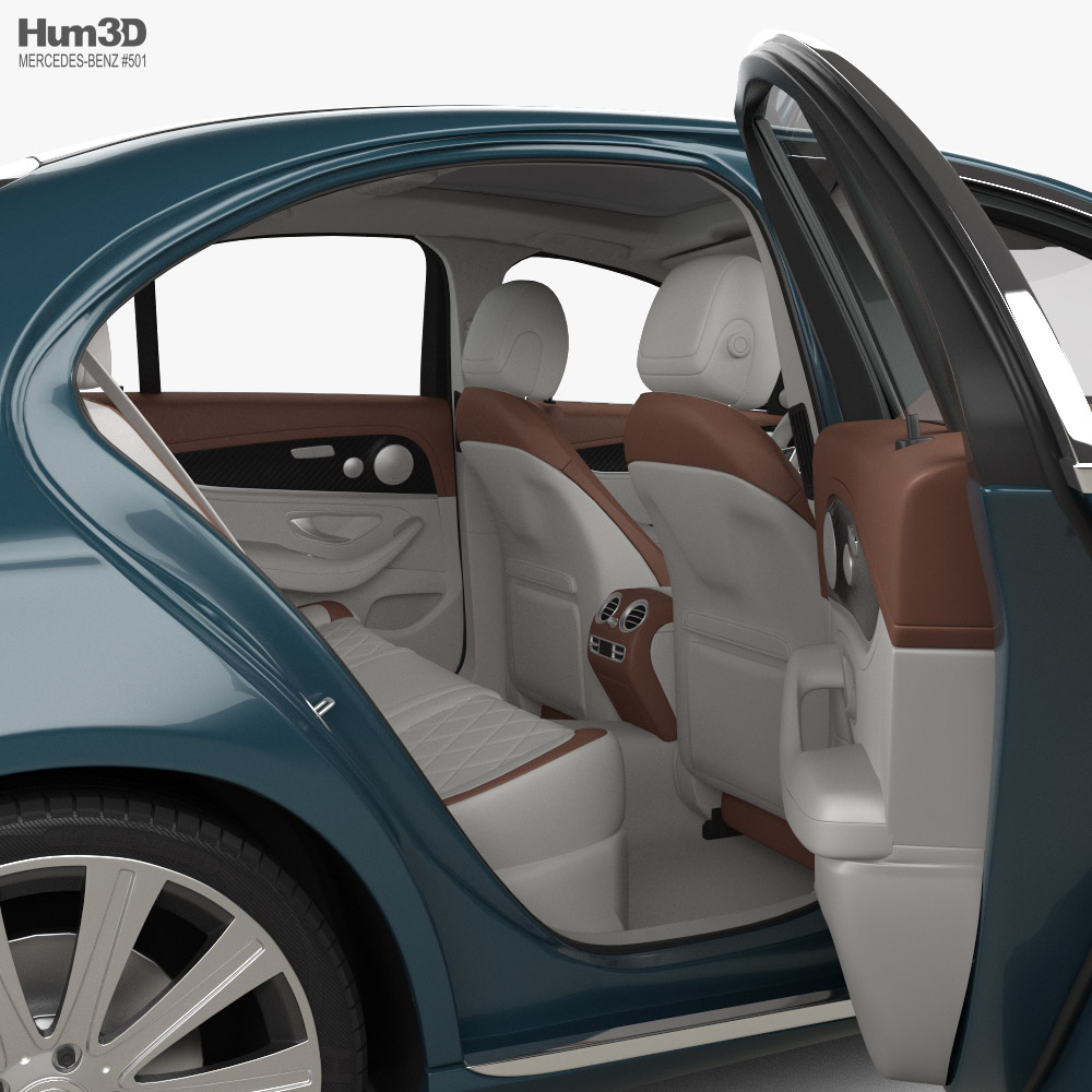 Mercedes-Benz E-class sedan Exclusive line with HQ interior 2019 3D ...