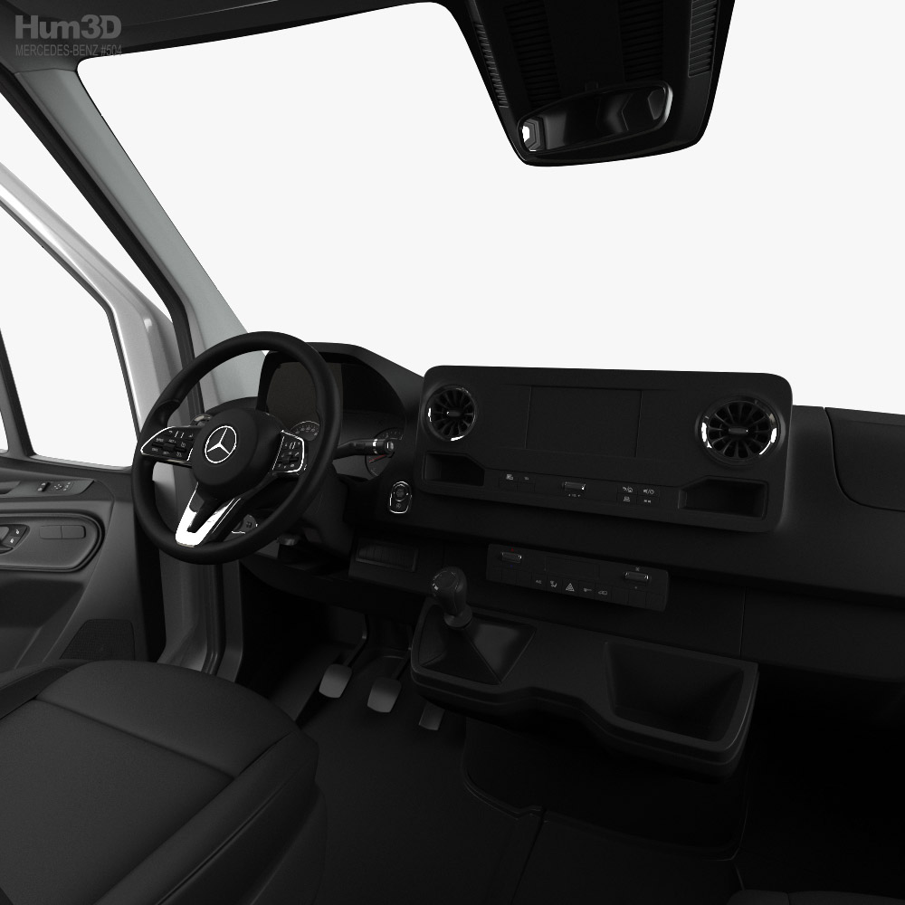 Mercedes-Benz Sprinter Panel Van L2H1 with HQ interior 2022 3D model ...