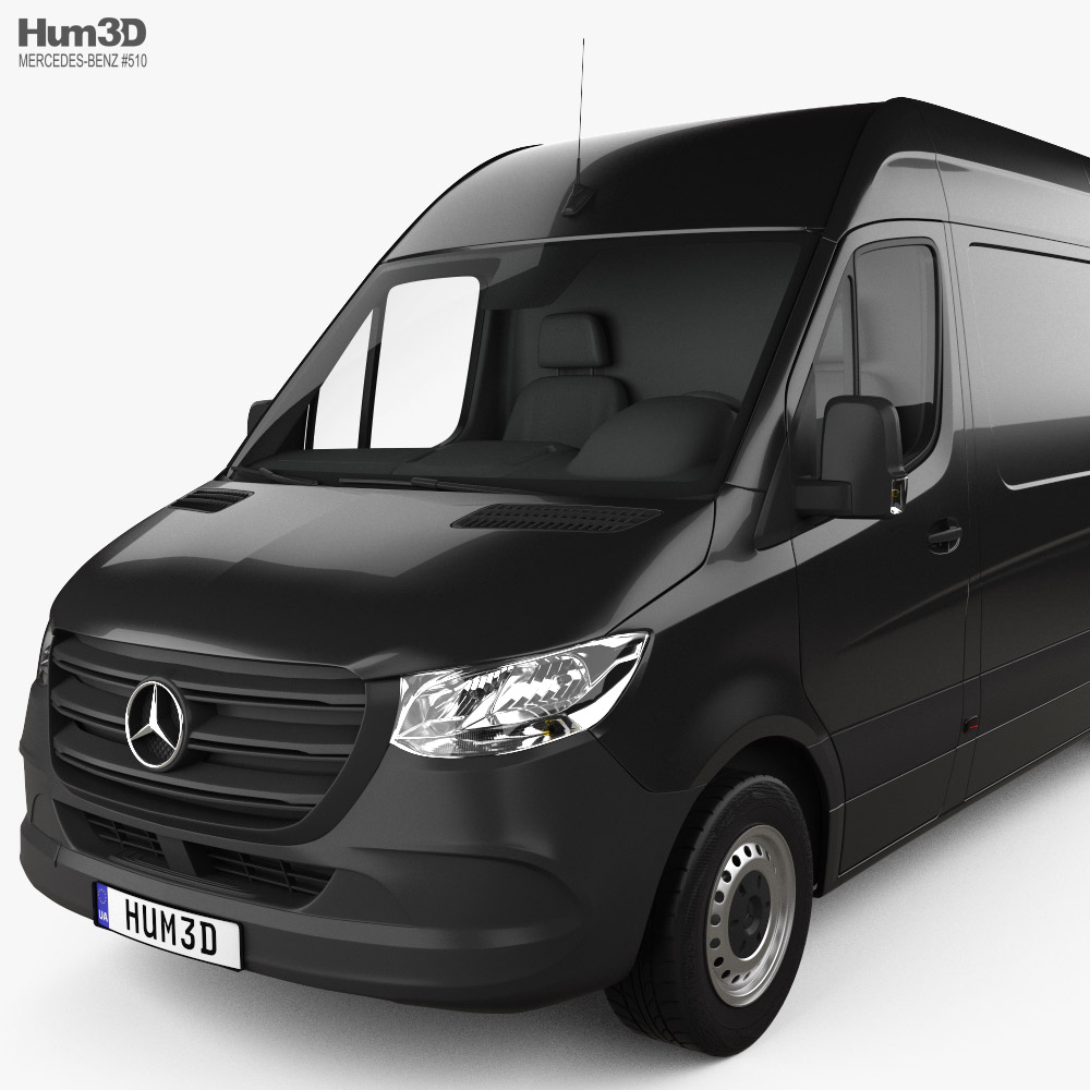 Mercedes-Benz Sprinter Panel Van L3H2 2022 3D model - Download Van on ...