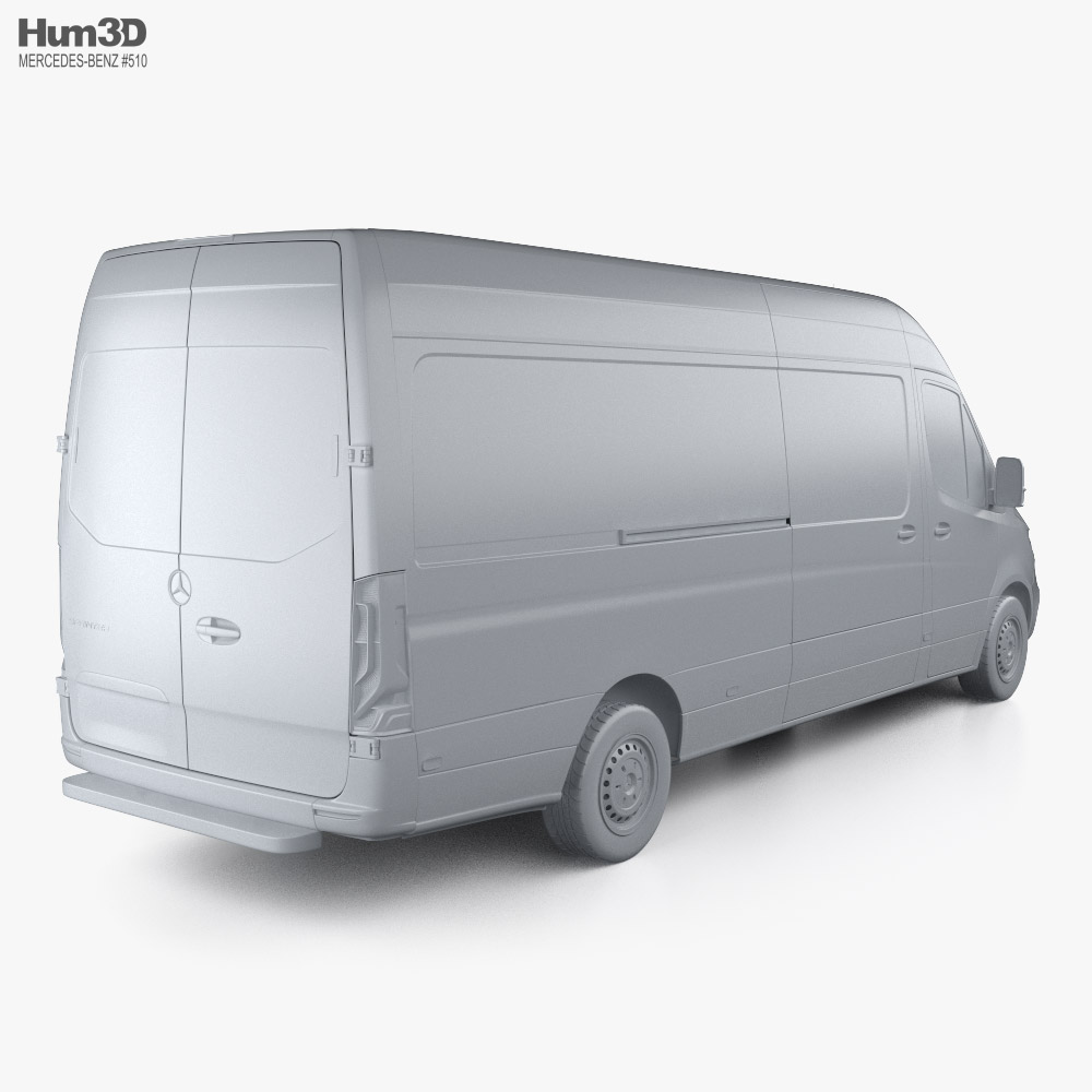 Mercedes-Benz Sprinter Panel Van L3H2 2022 3D model - Download Van on ...