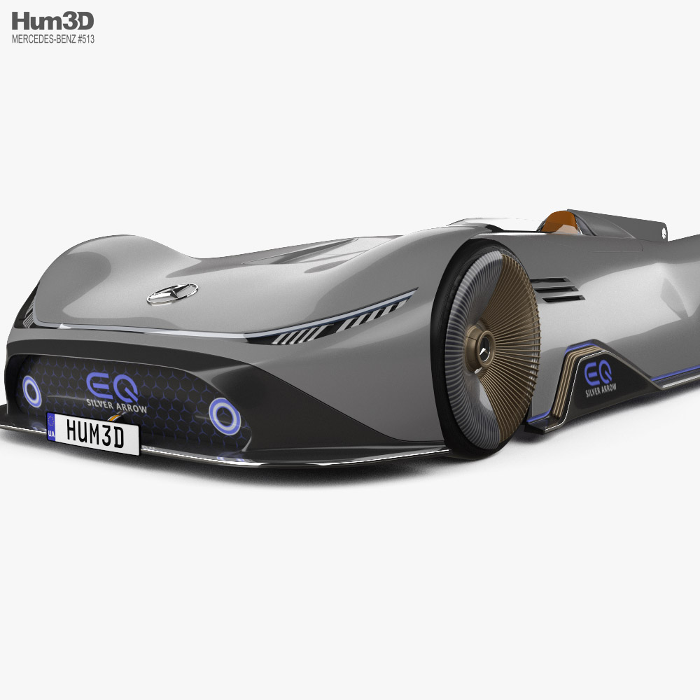 Mercedes-Benz Vision EQ Silver Arrow with HQ interior 2021 3D model ...