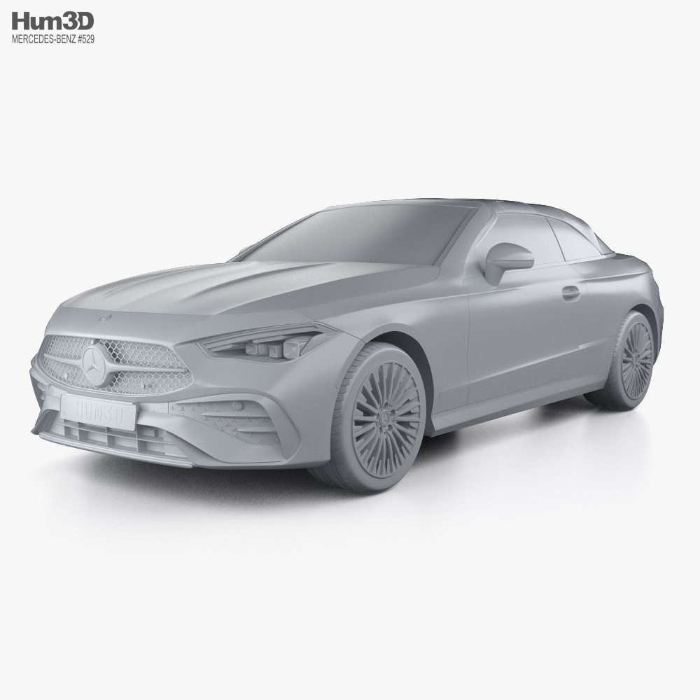 Mercedes-Benz CLE-class cabriolet AMG Line 2025 3D model - Download ...