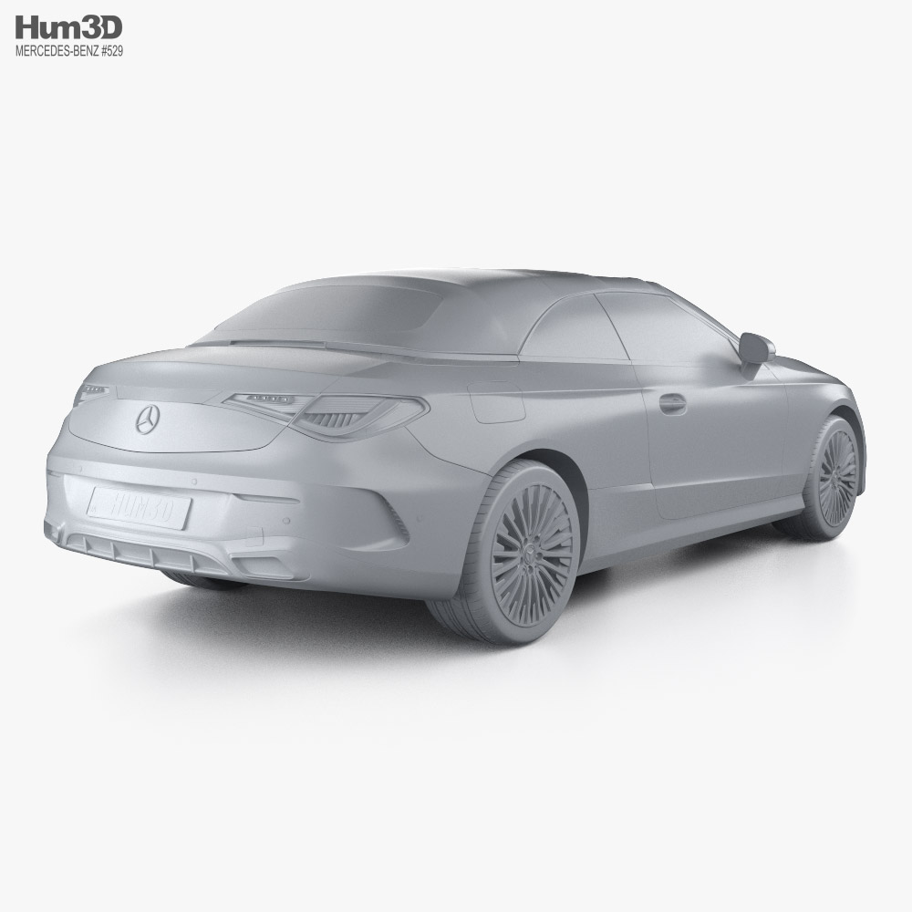 Mercedes-Benz CLE-class cabriolet AMG Line 2025 3D model - Download ...