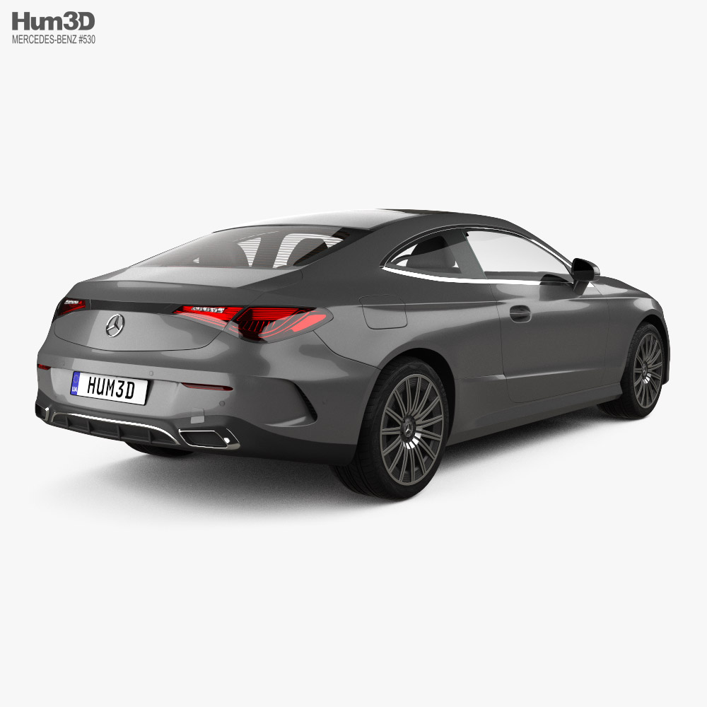 Mercedes-Benz CLE-class coupe AMG Line 2025 3D model - Download Sports ...