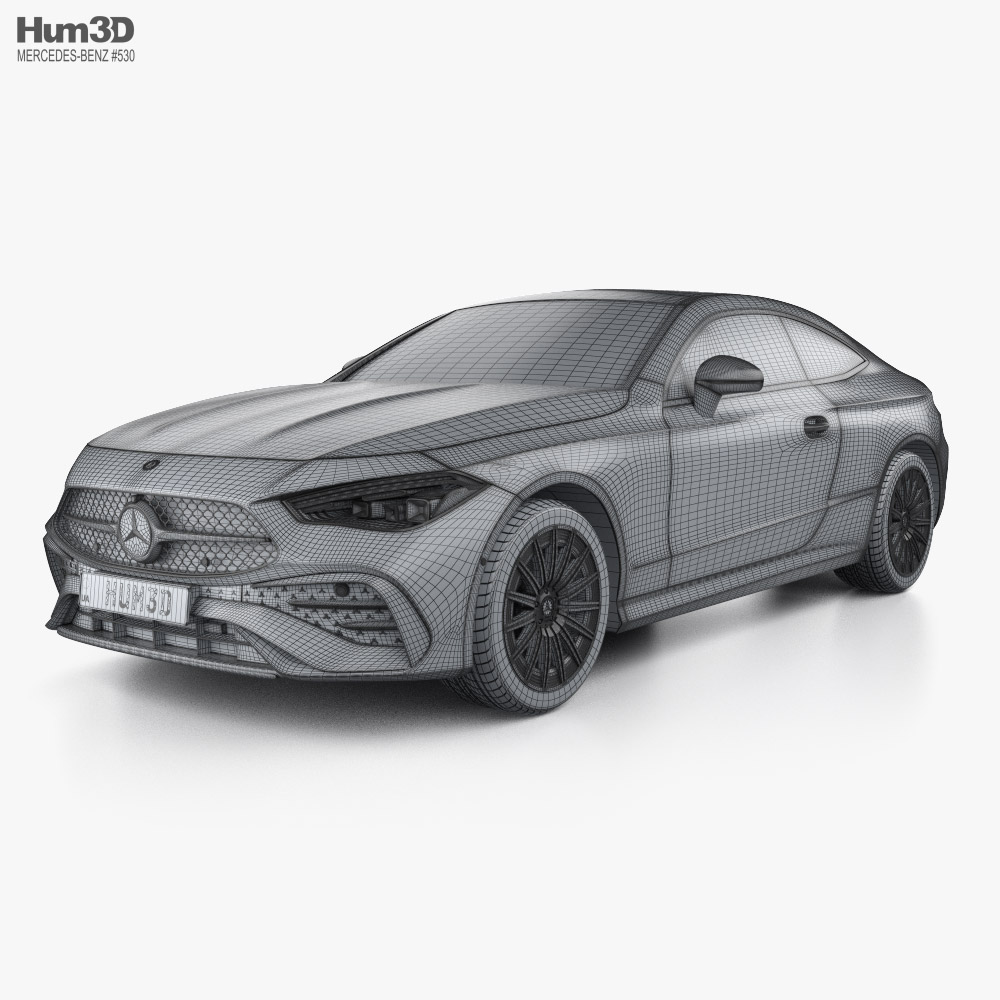 Mercedes-Benz CLE-class coupe AMG Line 2025 3D model - Download Sports ...
