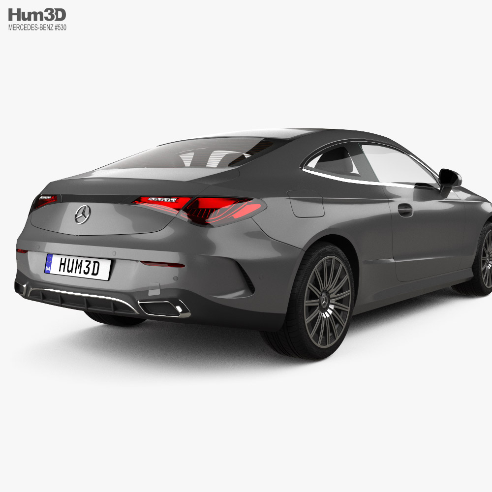 Mercedes-Benz CLE-class coupe AMG Line 2025 3D model - Download Sports ...