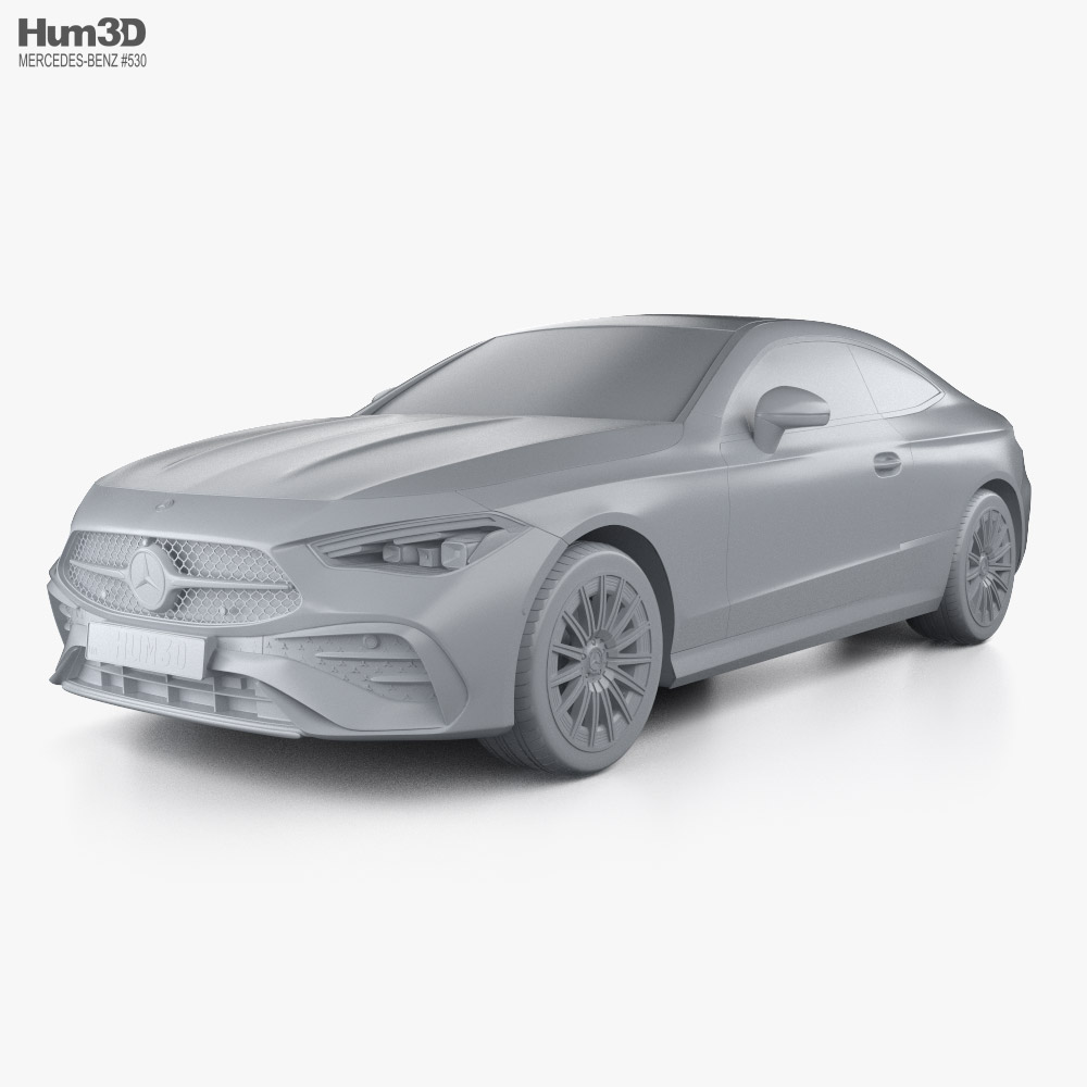 Mercedes-Benz CLE-class coupe AMG Line 2025 3D model - Download Sports ...