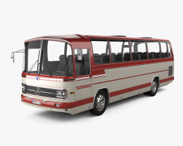 Mercedes-Benz O302 Bus 1968 3D model - Download Bus on 3DModels.org