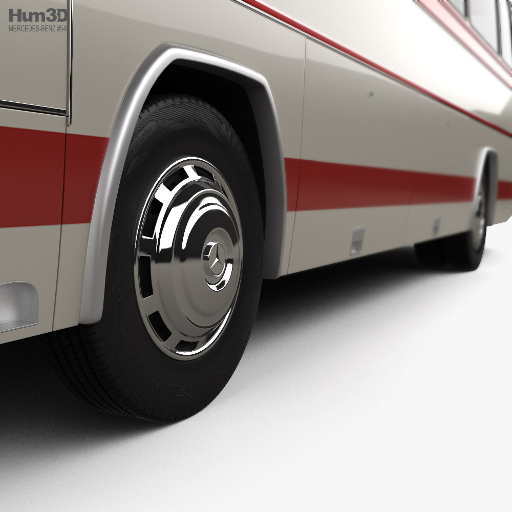 Mercedes-Benz O302 Bus 1968 3D model - Download Bus on 3DModels.org