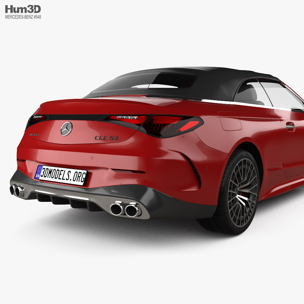 Mercedes-Benz CLE-class cabriolet AMG 2025 3D model - Download Sports ...