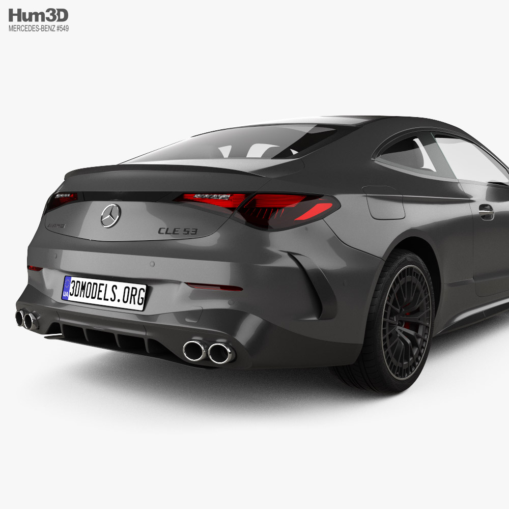 Mercedes-Benz CLE-class coupe AMG 2025 3D model - Download Sports car ...