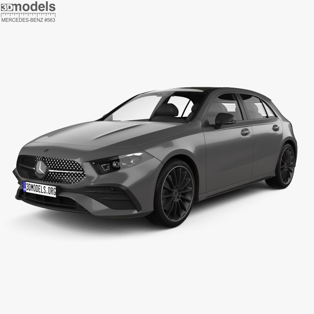 Mercedes-Benz A-class E AMG Line 2025 3D model - Download Hatchback on ...