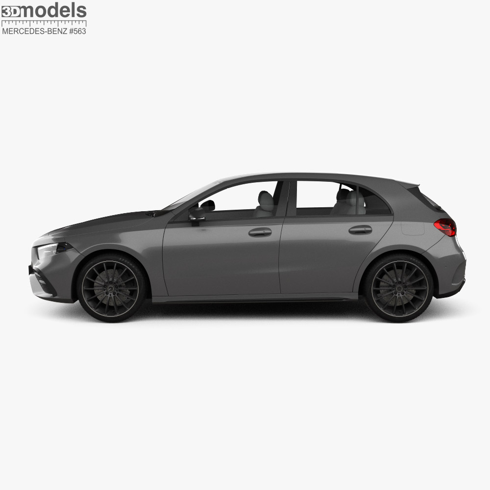 Mercedes-Benz A-class E AMG Line 2025 3D model - Download Hatchback on ...