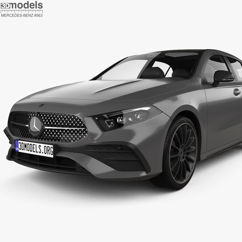 Mercedes-Benz A-class E AMG Line 2025 3D model - Download Hatchback on ...