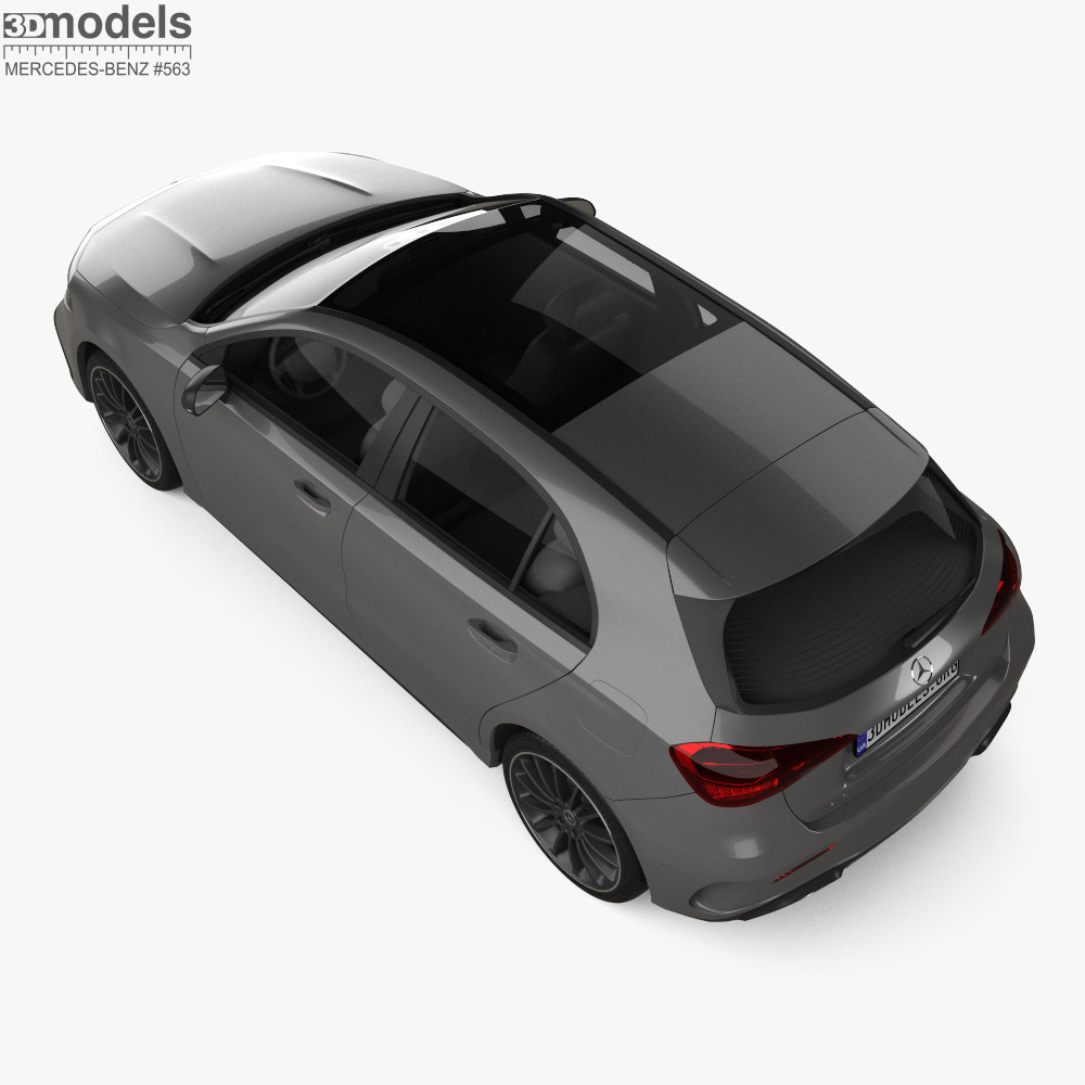 Mercedes-Benz A-class E AMG Line 2025 3D model - Download Hatchback on ...