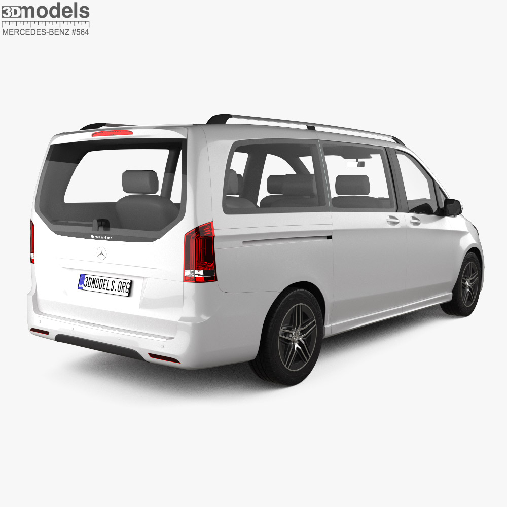 Mercedes-Benz V-class AMG Line 2025 3D model - Download Van on 3DModels.org