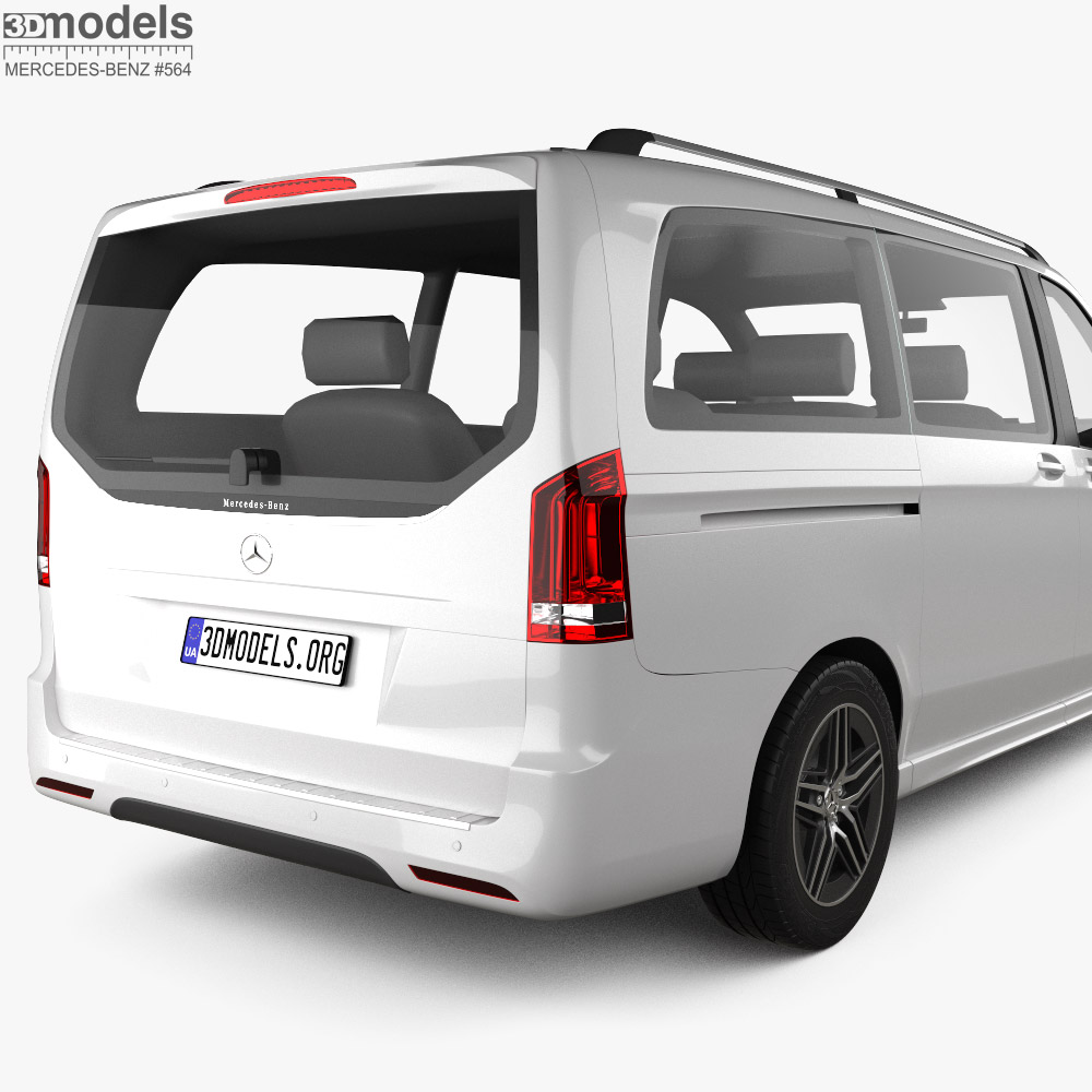Mercedes-Benz V-class AMG Line 2025 3D model - Download Van on 3DModels.org