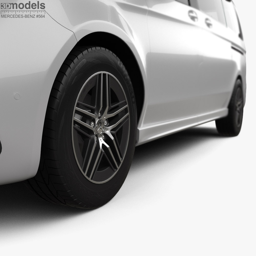 Mercedes-Benz V-class AMG Line 2025 3D model - Download Van on 3DModels.org