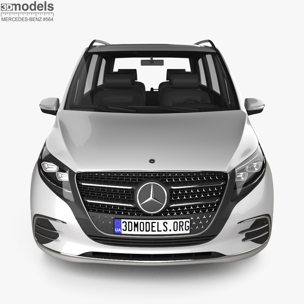 Mercedes-Benz V-class AMG Line 2025 3D model - Download Van on 3DModels.org