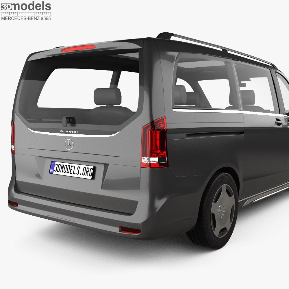 梅赛德斯-奔驰 V级 Exclusive Line 2025 3D模型 - 下载 Van 开启 3DModels.org