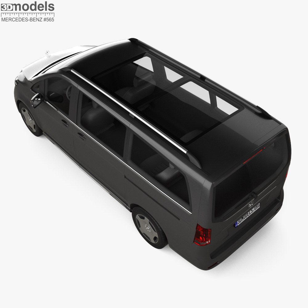 梅赛德斯-奔驰 V级 Exclusive Line 2025 3D模型 - 下载 Van 开启 3DModels.org