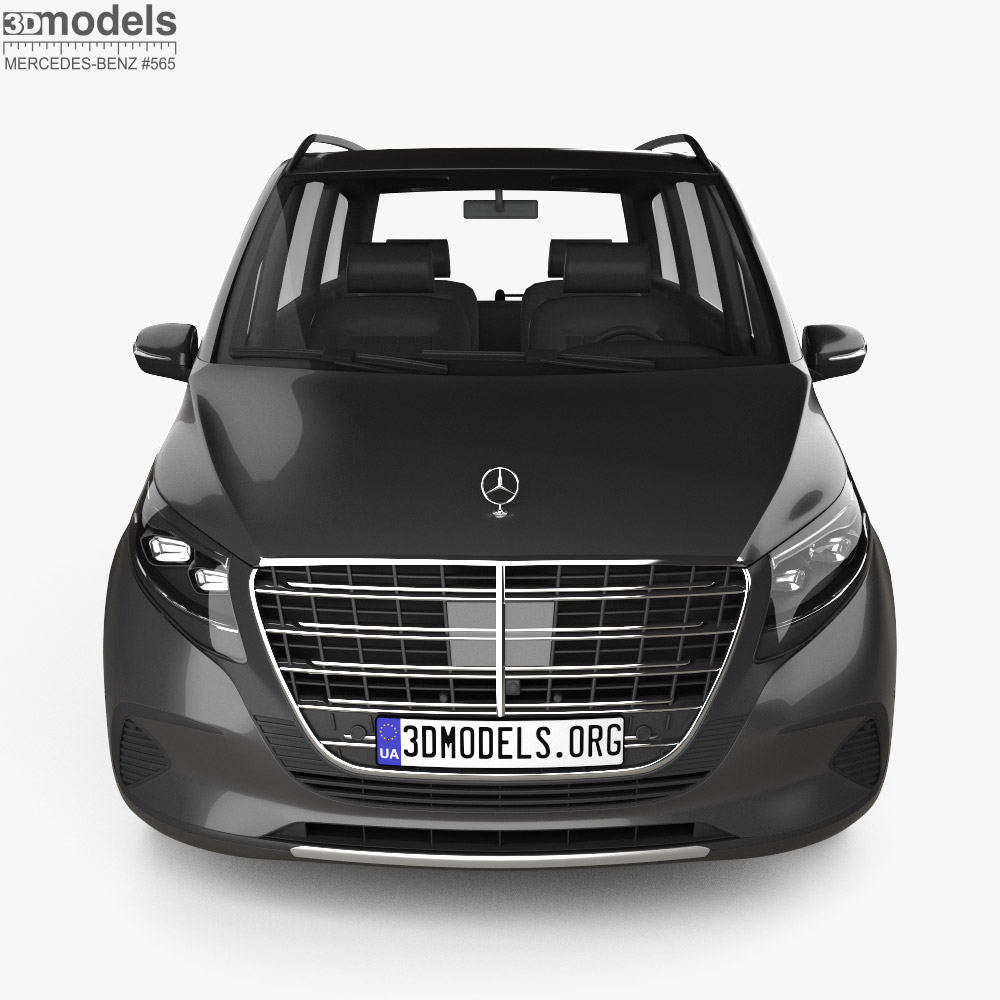 梅赛德斯-奔驰 V级 Exclusive Line 2025 3D模型 - 下载 Van 开启 3DModels.org