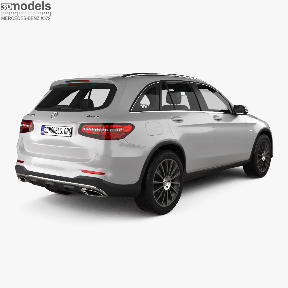 Mercedes-Benz GLC-class AMG Line with HQ interior and engine 2018 3D ...