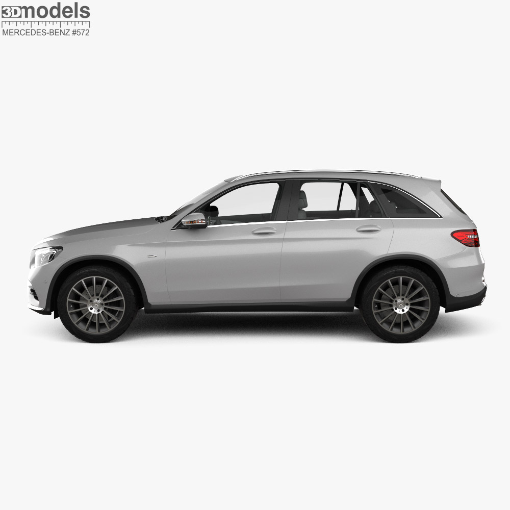 Mercedes-Benz GLC-class AMG Line with HQ interior and engine 2018 3D ...