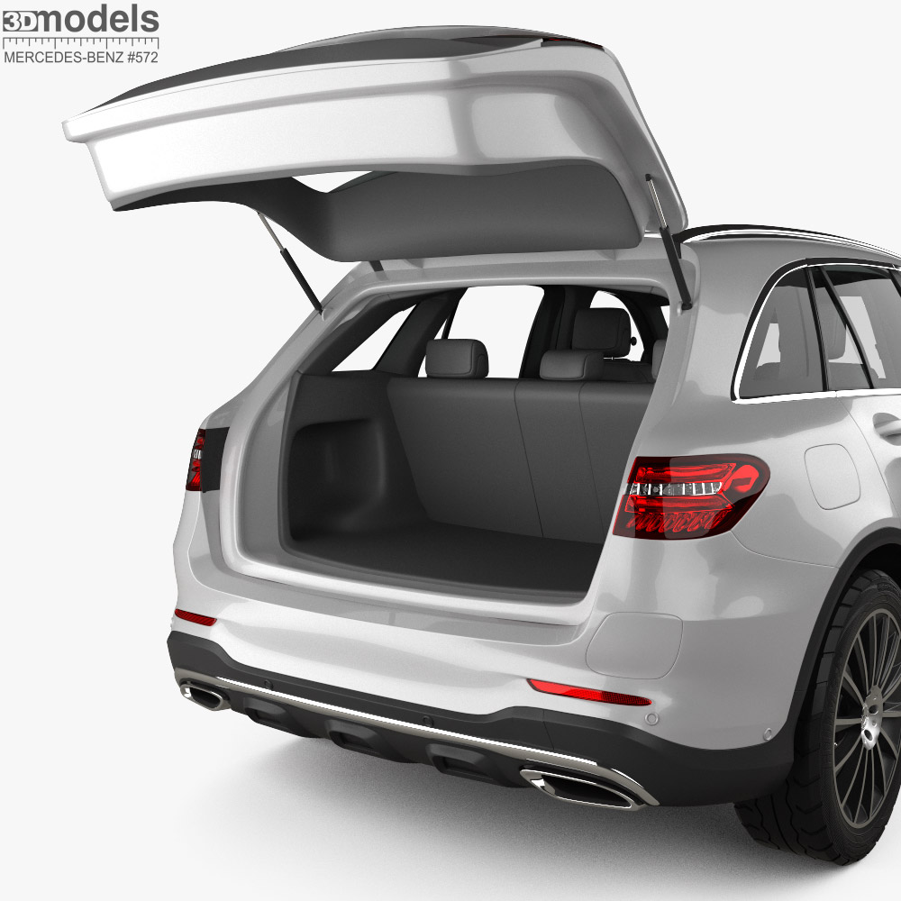 Mercedes-Benz GLC-class AMG Line with HQ interior and engine 2018 3D ...