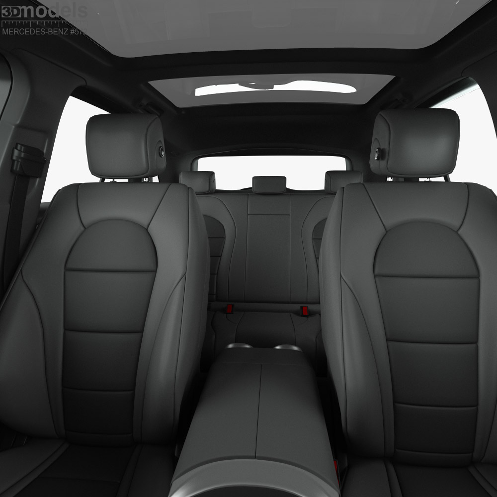 Mercedes-Benz GLC-class AMG Line with HQ interior and engine 2018 3D ...