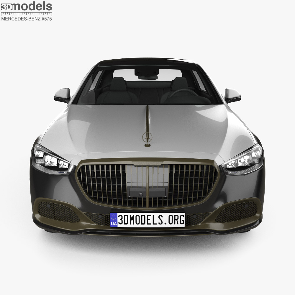 Mercedes-Benz S-Class Maybach Night Series 2025 3D model - Download ...