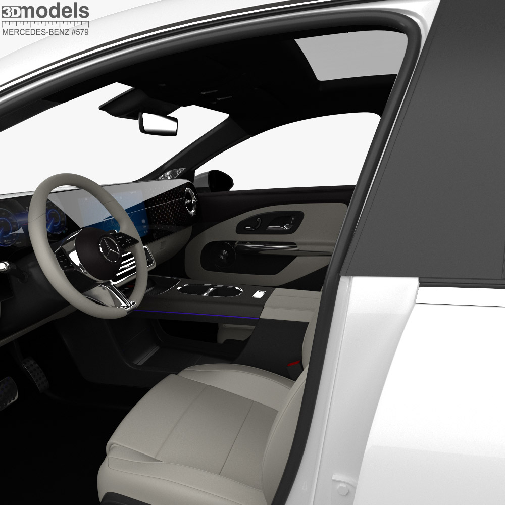 Mercedes-Benz CLA-class sedan with HQ interior 2025 3D model - Download ...