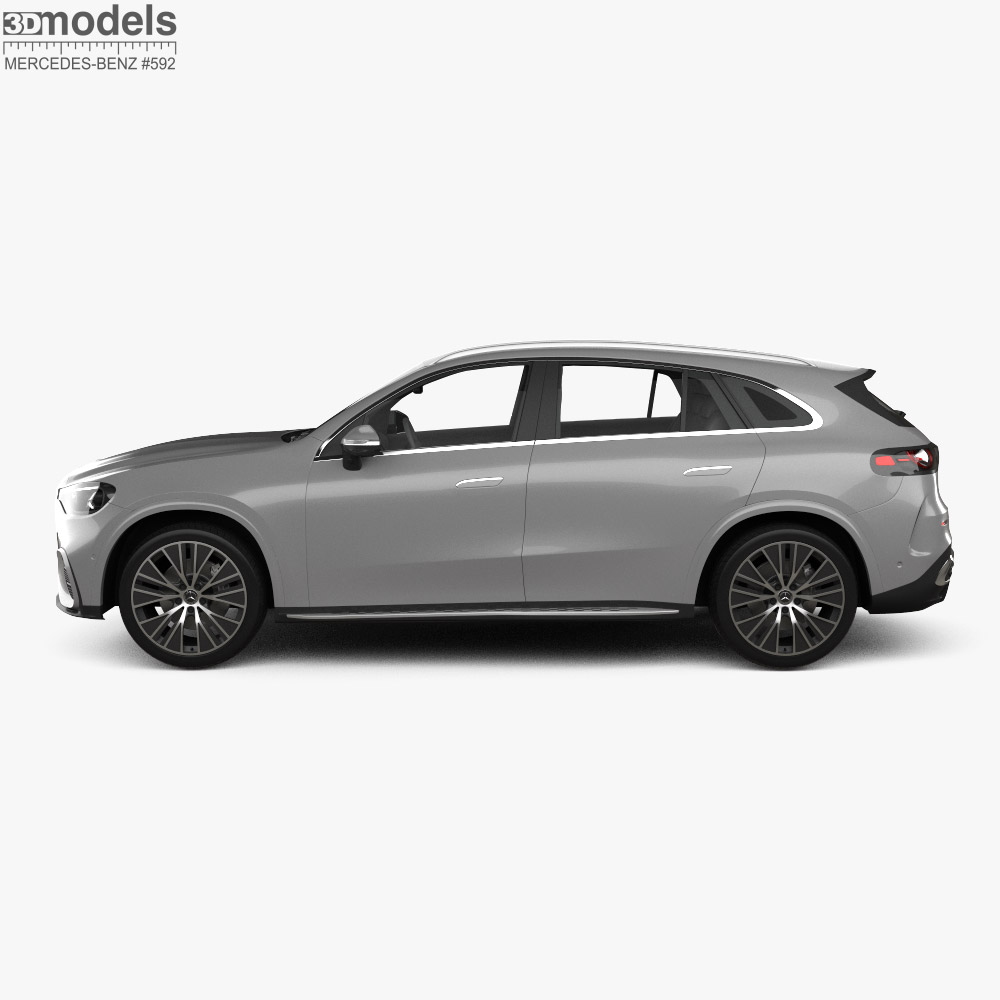 메르세데스-벤츠 GLC-클래스 AMG 라인 2025 3D 모델 - 다운로드 Crossover SUV 켜기 3DModels.org