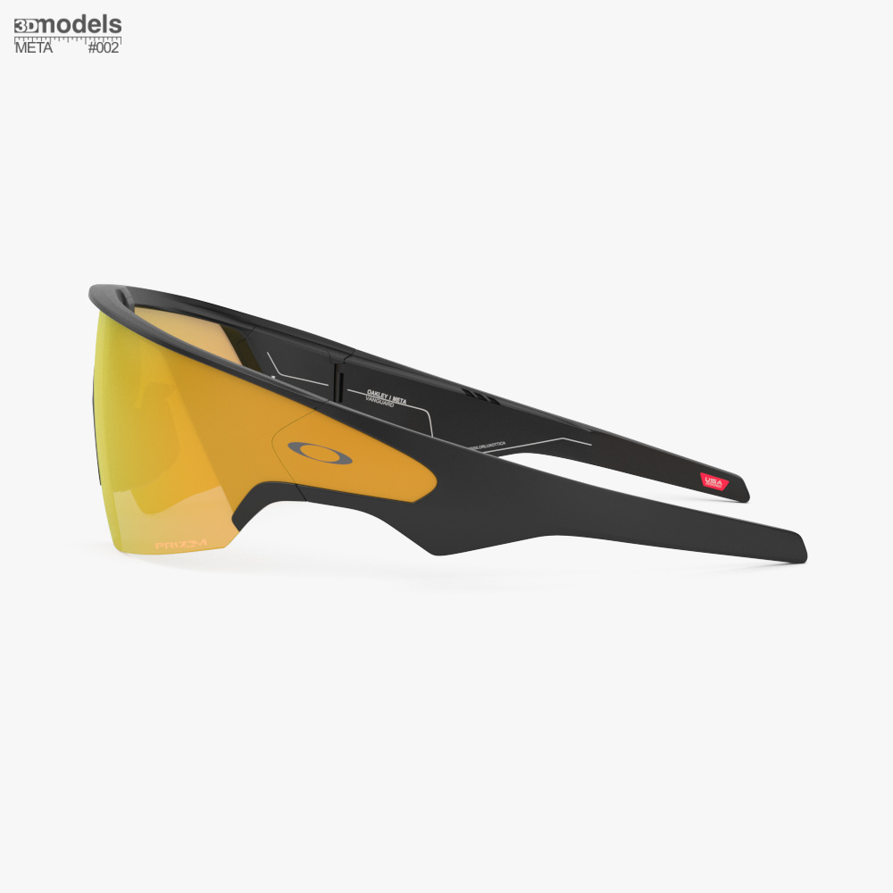 Oakley Meta Vanguard AI Glasses 3D model - Download Electronic ...