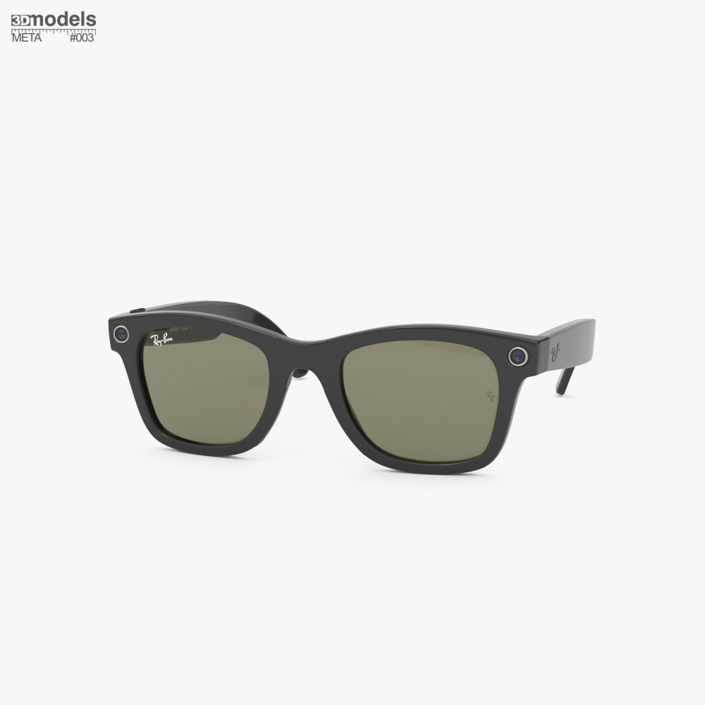 Meta Ray Ban Smart Glasses Wayfarer Gen2 Modelo 3D - Descargar ...