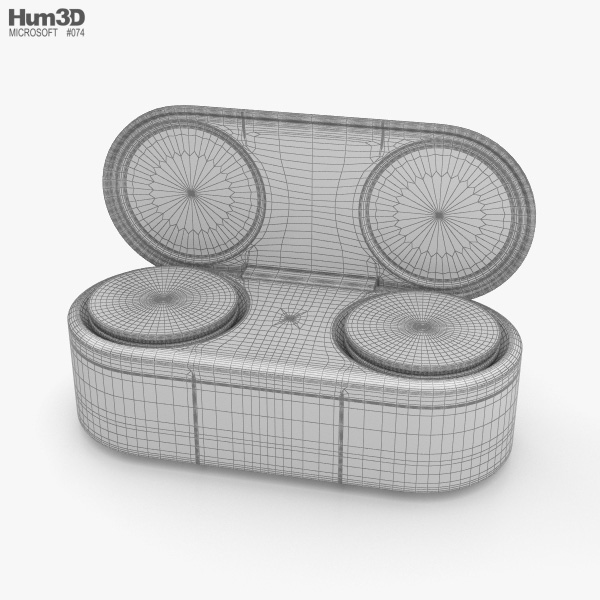 Microsoft Surface Earbuds 3D model - Download Audio Devices on 3DModels.org