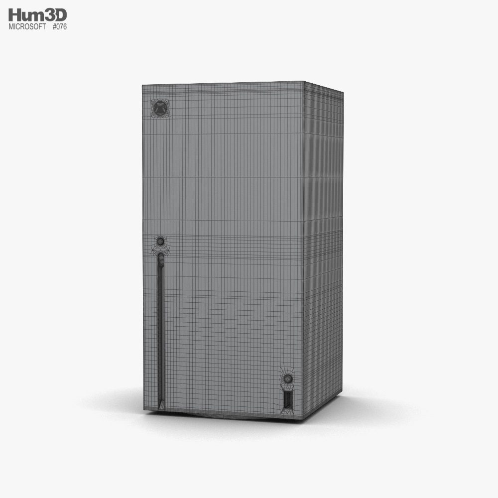 Microsoft Xbox Series X 3D model - Download Game Console on 3DModels.org