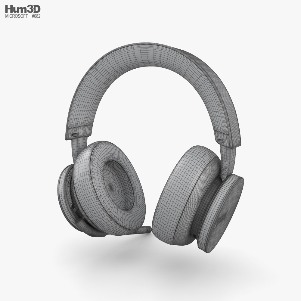 Microsoft Xbox Wireless Headset 3D model - Download Audio Devices on ...