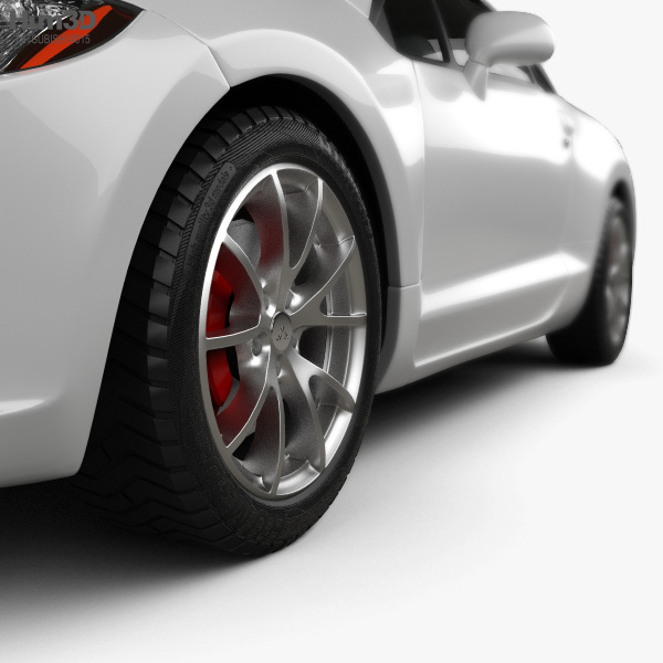 Mitsubishi Eclipse 2015 3D model - Download Sports car on 3DModels.org