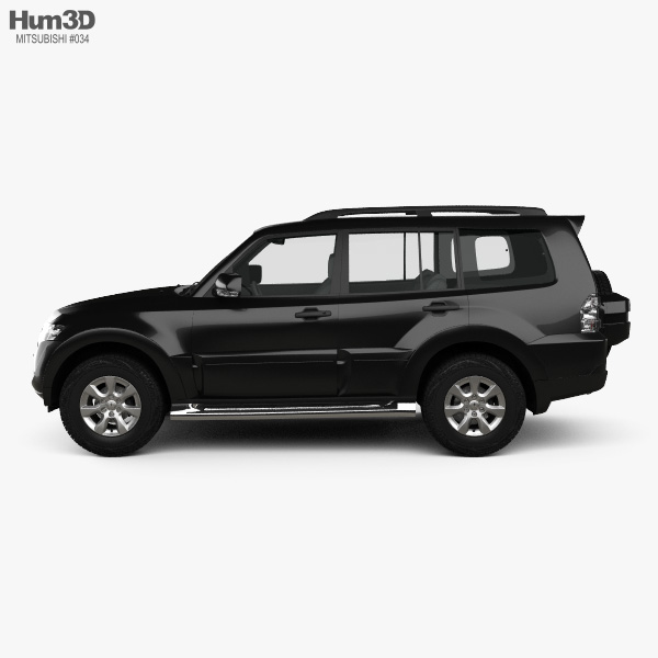 Mitsubishi Pajero (Montero) Wagon 2014 3D model - Download Crossover ...