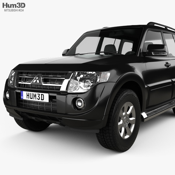 Mitsubishi Pajero (Montero) Wagon 2014 3D model - Download Crossover ...