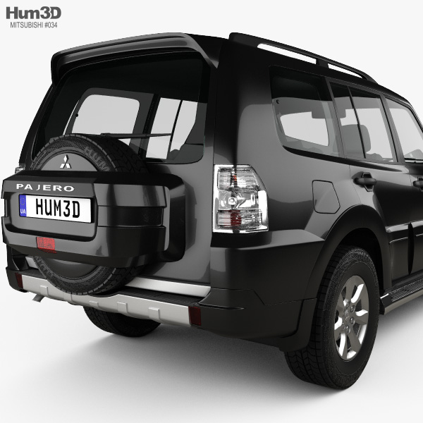 Mitsubishi Pajero (Montero) Wagon 2014 3D model - Download Crossover ...