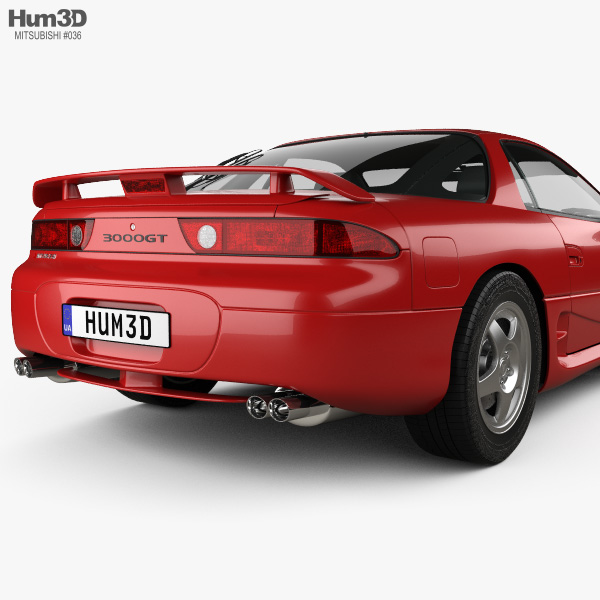 Mitsubishi 3000GT 1996 3D model - Download Sports car on 3DModels.org