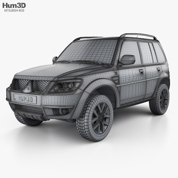Mitsubishi Pajero TR4 2015 Modelo 3D - Baixar Crossover SUV no 3DModels.org