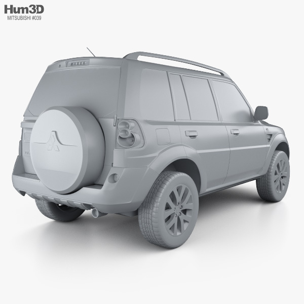 Mitsubishi Pajero TR4 2015 Modelo 3D - Baixar Crossover SUV no 3DModels.org